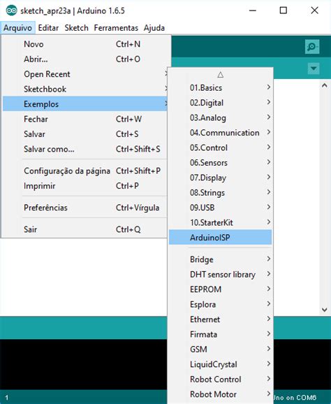 Gravando Bootloader No Arduino Tutoriais Robocore