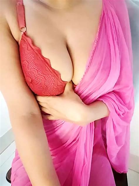 Indian Desi Bhabhi In Pink Saree Feat Shivani Xhamster