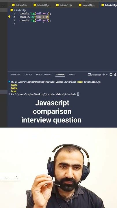 Javascript Comparison Interview Question Coding Programming Javascript Viralshorts Youtube