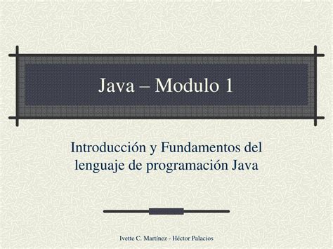 PPT Java Modulo PowerPoint Presentation Free Download ID
