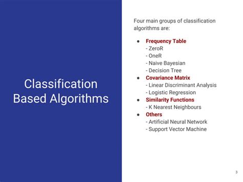 Classification Based Machine Learning Algorithms Pdf