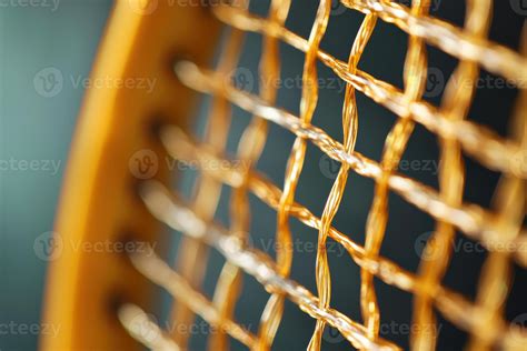 Intricate Badminton Racquet String Pattern Highlighting Design And Intricate Badminton Racquet String Pattern Highlighting Design And