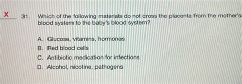 31 Which Of The Following Materials Do Not StudyX