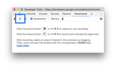 Performance Features Reference Chrome Devtools Chrome For Developers
