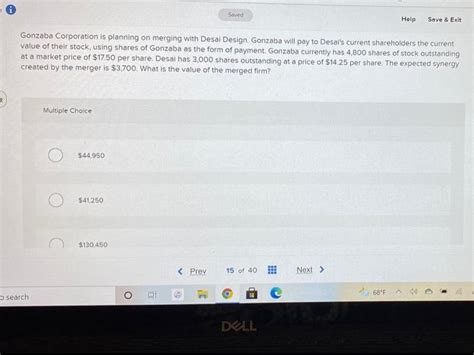 Solved Seved Help Save Exit Gonzaba Corporation Is Chegg Com