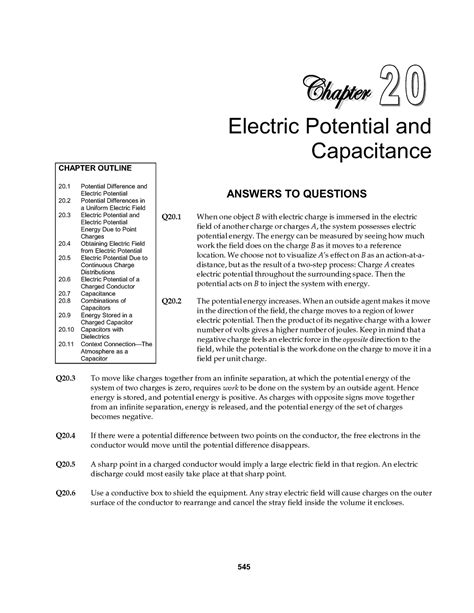 SM Chapter Solution Manual For All Physics Assignments In Physics Labs Electric