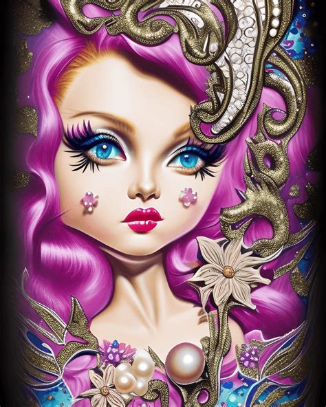 Old Magazine Ad Art Pin Up Gel Pen Airbrush Tattoo · Creative Fabrica
