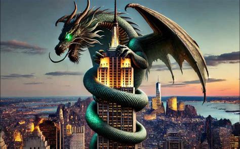 뉴욕 엠파이어 스테이트 빌딩을 감싼 ‘드래곤 바가르