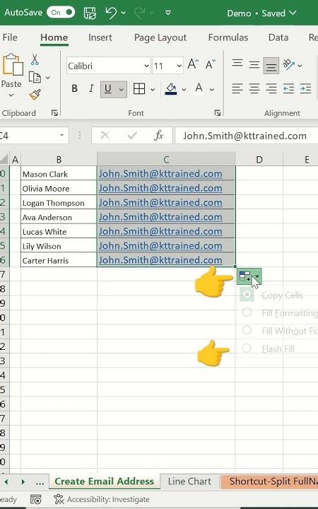 Create Email Address Exceltutorials Youtubeshorts Shorts Ytshorts Excel Kttrained