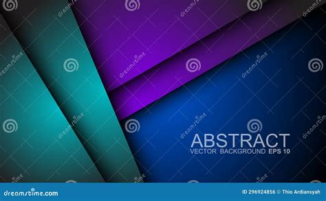 Overlapping Dimensional Background For Modern Website Text And Message Design Stock Vector