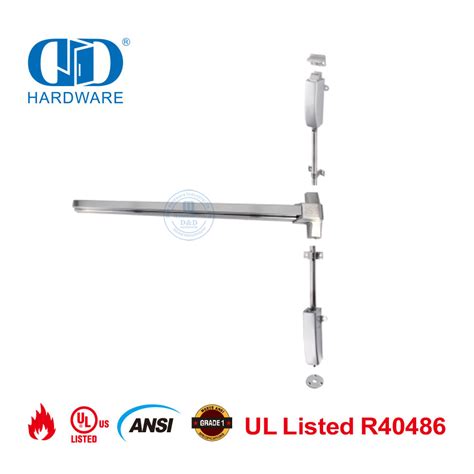 UL Door Hardware Vertical Rod Fire Rated Exit Touch Bar DDPD006 SSS Buy Panic Exit Device