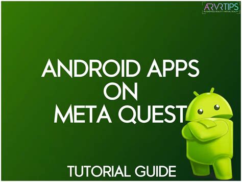 How To Install Any Android App On Meta Quest Tutorial