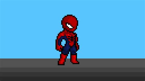 Pixilart Spider Man Videogame Sprite By Impulse