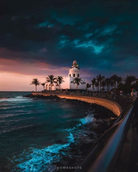 Welcome Saudi On Linkedin Jeddah Island Mosque 🕌🌅 Also Known As The Floating Mosque As It Was