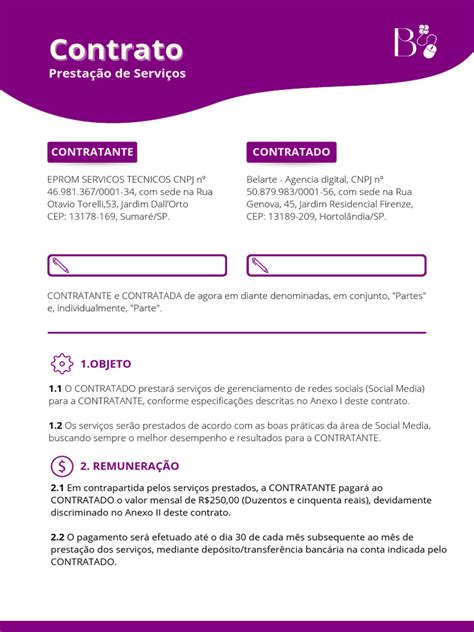 Contrato De Prestação De Serviços Eprom Pdf