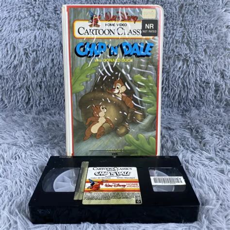 Walt Disney Cartoon Classics Chip N Dale Donald Duck Clamshell Vhs Tape Picclick Uk