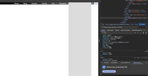 Javascript When I Click On The Cart Button Its Not Sliding Like A Drawer As I Expected