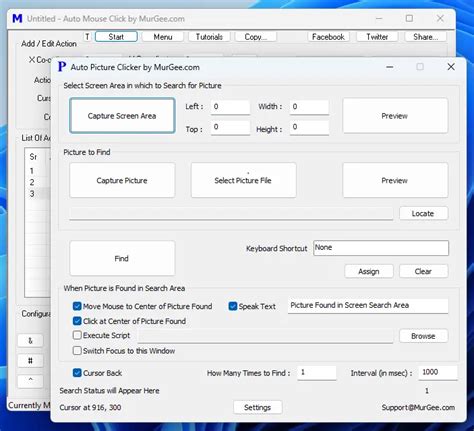 Screenshots Auto Mouse Click By Murgee