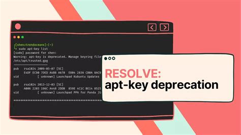How To Resolve The Apt Key Deprecation Warning When Updating A System