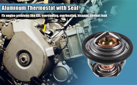X Autohaux Utv Cooling Thermostat With Gasket 180f For Polaris For Ranger Crew 570