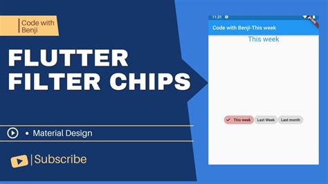 Flutter Tutorial Flutter Filter Chips Flutter Windows Flutter 2022