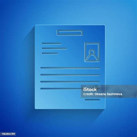 剪紙 藍色背景上隔離的個人文檔圖示檔圖示清單圖示經營理念紙藝術風格向量插圖向量圖形及更多剔格圖片 剔格 剔號 剪貼板 Istock