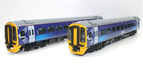 Bachmann Class 158 Scotrail Saltire Livery 2 Car Dmu 158789 Repaint Dcc