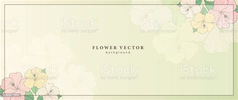 화려한 꽃이 있는 텍스트 또는 사진을 위한 섬세한 밝은 녹색 프레임 엽서 명함 졸업장 초대장을 위한 꽃 배경 0명에 대한 스톡