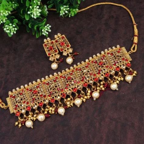 Casting Wedding Stone Choker Set Box At Rs 130set In Mumbai Id 2849908195433