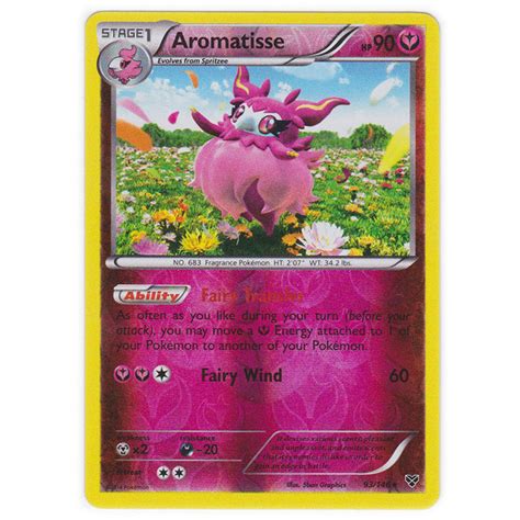 Pokemon Xy Base Set Reverse Holo Aromatisse 93146