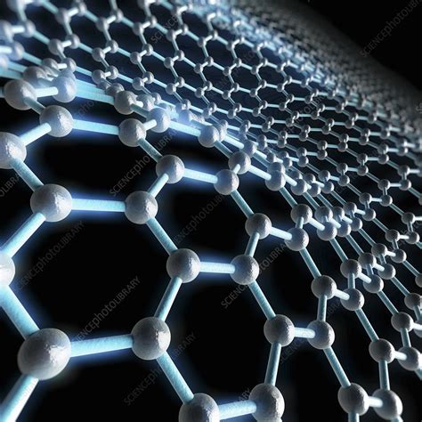 Graphene Structure Artwork Stock Image C020 5247 Science Photo Library