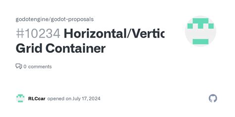 Horizontalvertical Grid Container · Issue 10234 · Godotenginegodot
