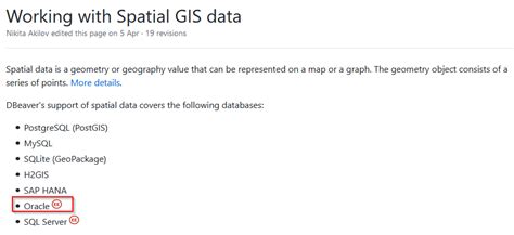 Spatial Viewer Support For Oracle Se Dbeaver Discussion Github