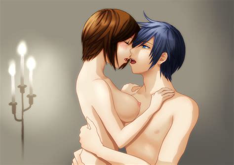 Kaito And Meiko Vocaloid Drawn By Hamura Mayu Danbooru