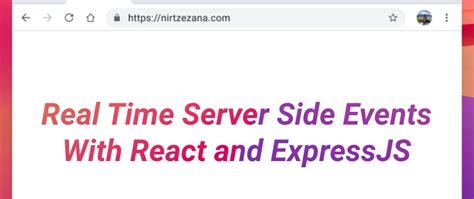 Streaming Live Data To Your Reactjs App Using Server Sent Events Sse