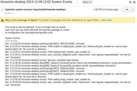 Use Logcheck To Spot Problems And Security Violations In System Log Files Linux Make Tech Easier