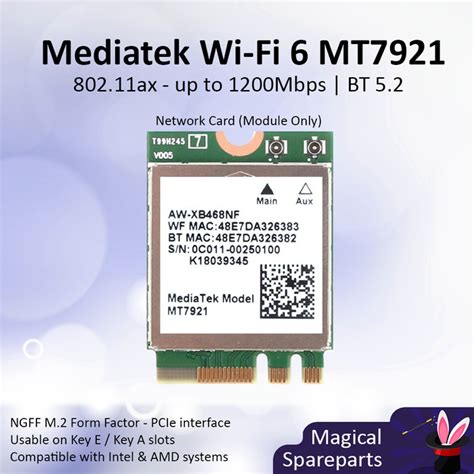 Jual Mediatek Wi Fi Mt Ngff M Wireless Network Card Wifi Bt Kota Tangerang Magical