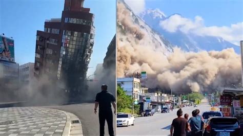 Earthquake Of 74 Magnitude Strikes Taiwan Tsunami Alert In Japan