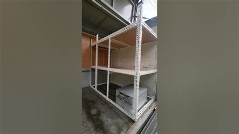윙바디 차량 선반 설치하였습니다자동차선반 자동차조립식선반 차량선반 윙바디선반탑차자동차선반 탑차철제선반 Youtube