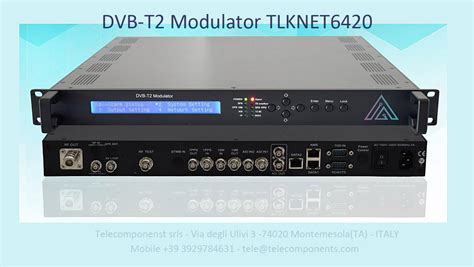 DVB T2 Professional Modulator TLKNET 6420 English