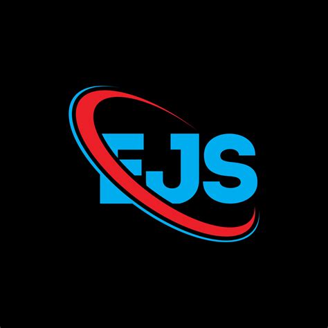 Ejs Logo Ejs Letter Ejs Letter Logo Design Initials Ejs Logo Linked With Circle And Uppercase
