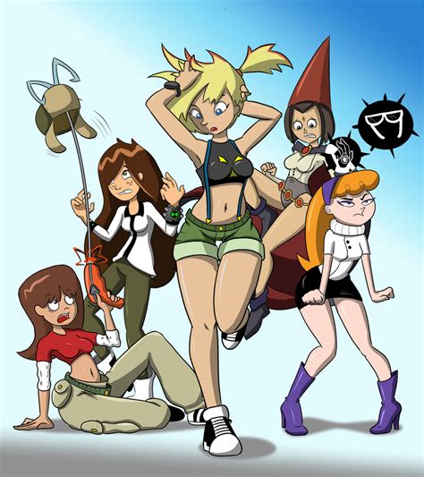 Rule 34 5girls Ben 10 Ben Tennyson Cartoon Network Crossover Dc