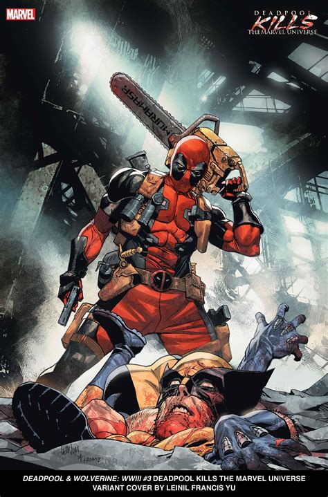 Deadpool Kills The Marvel Universe Again On New Variant Cover Series