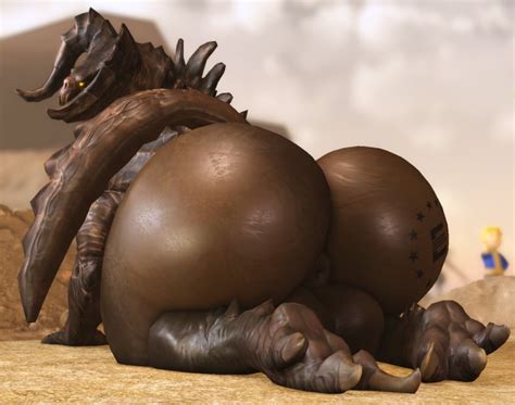 Rule 34 1boy Anthro Ass Ass Back View Balls Bethesda Softworks Big