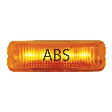 Buy Amber Led Marker Lights Abs Logo Big Rig Chrome Shop