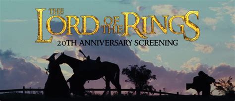 The Lord Of The Rings 20th Anniversary Trilogy Screening Wellington