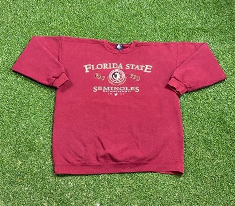 Vintage Florida State University Seminoles Crewneck Sweatshirt Made Usa