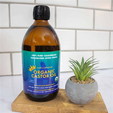 Organic Castor Oil 500ml 100 Pure Hexane Free Expeller Pressed