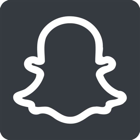 snapchat icon by friconix fi snsuxl snapchat normal solid square logo