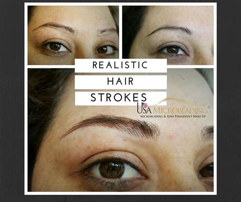 Microblading Hair Strokes Microblading Permanent Eyebrows Salons
